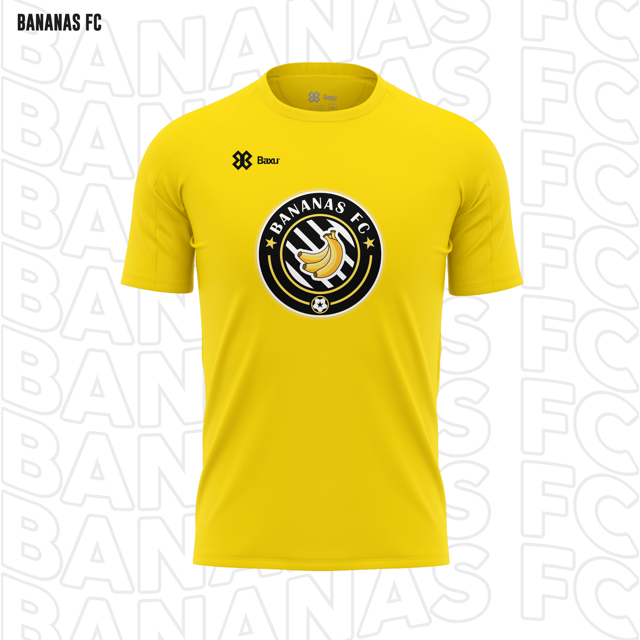 Playera Unisex Sport Sec Fútbol - Baxu - BANANAS FC (La People´s Leagu