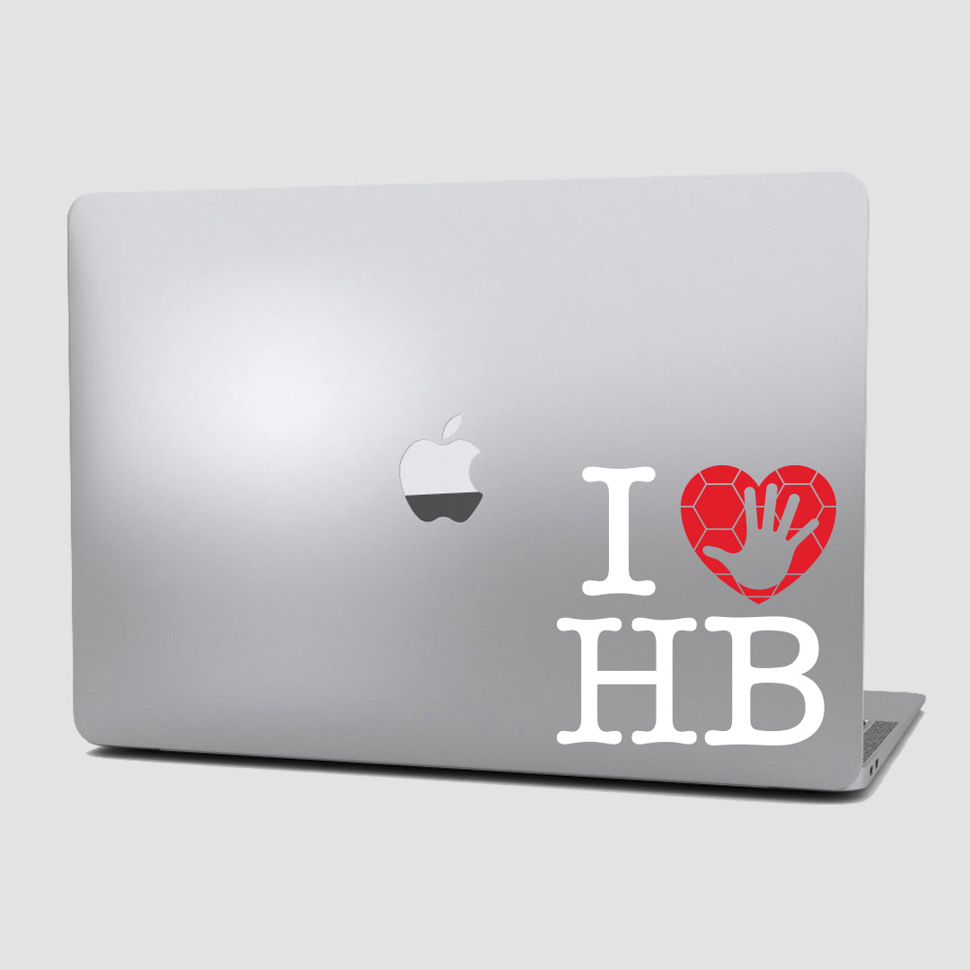 Sticker Balón Mano - I Love Handball – Baxu